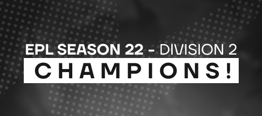 🏆 ESC are the EPL - Season 22 Division 2 champions! | EPL ESPORTS